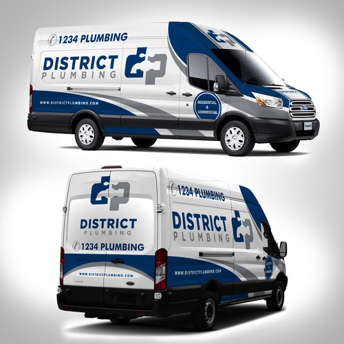 District Plumbing Vehicle Wraps and Designs! Looking for the Modern ...