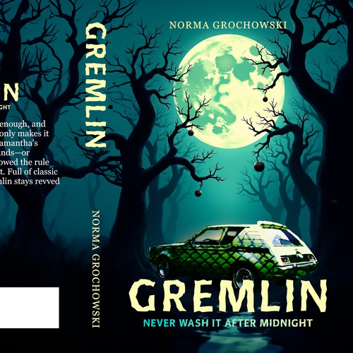 Designs | A spooky supernatural car. | Book cover contest