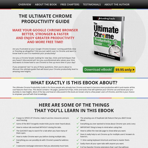 Designs | Create a modern, elegant, responsive landing page for The ...