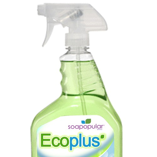 Eco Plus by Soapopular cleaning product BOTTLE LABEL | Print or ...