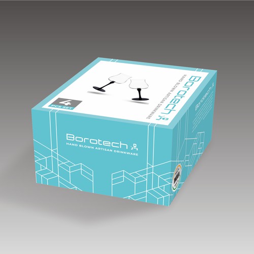 Designs | eye catching glassware box designing , | Product packaging ...