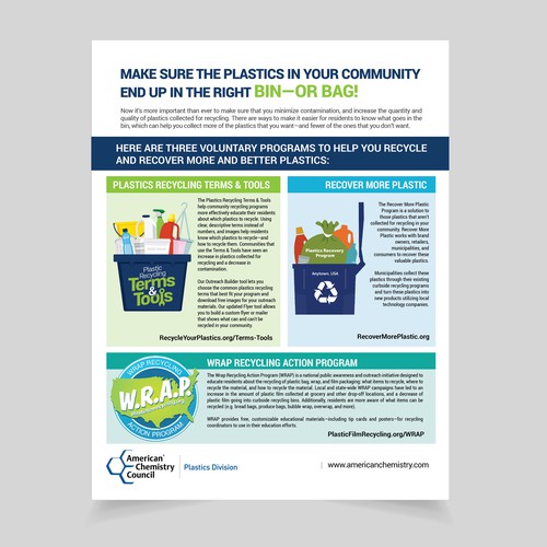Create a conference ad for recycling to encourage people to recycle ...