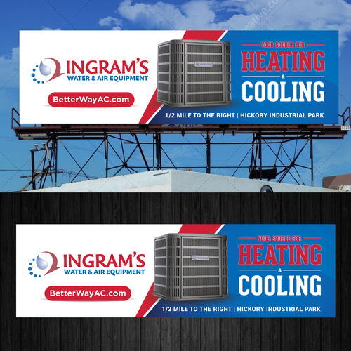 Design an eye-catching Billboard for a leading HVAC Company | Signage ...