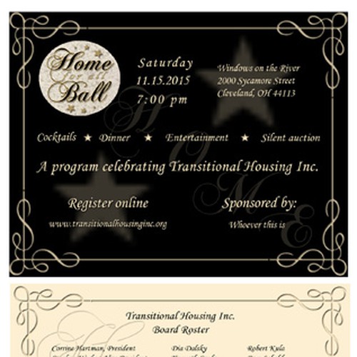 Create logo/invitation for non-profit gala fundraiser | Card or ...