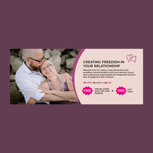 Designs | Design a powerful banner to promote an online love coaching ...