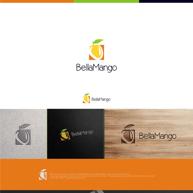 "Bella Mango" - the ultimate vacation spot in the Bahamas | Logo design ...