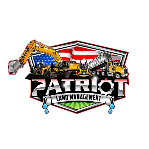 Designs | Bold land clearing and landscaping company logo for a veteran ...