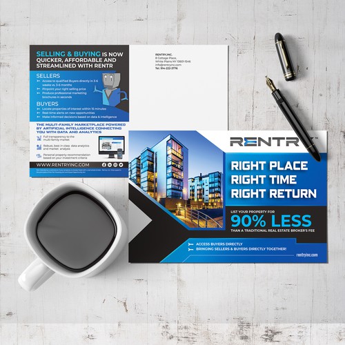 Designs | RENTRY Sellers Postcard | Postcard, flyer or print contest