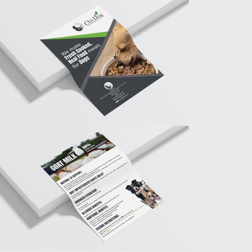 Designs | Goat Milk add on product flyer to add to order od fresh dog ...