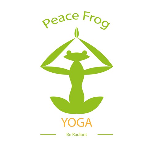 Peace Frog Yoga - Your 1-of-a-kind logo needed ASAP! | Logo design contest