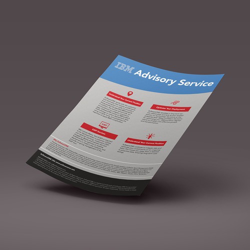 Design an Eye Catching Flyer for our new IBM service offering ...