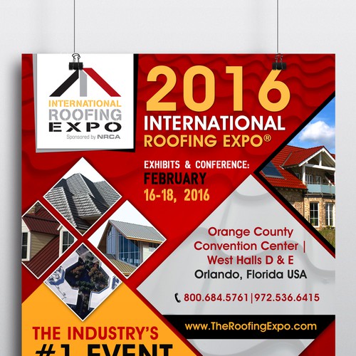 Create a print ad illustrating the roofing industry's #1 tradeshow ...