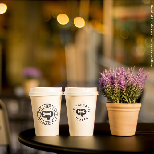 Design a minimalist logo for dog friendly coffee shop | Logo design contest