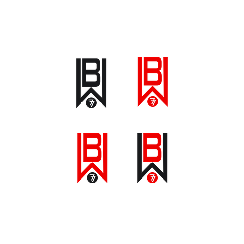 BW 77 logo for golf ball in the style of tiger woods | Logo design contest