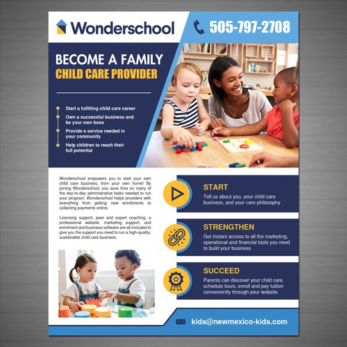 Designs | Wonderschool Provider Ad | Postcard, flyer or print contest
