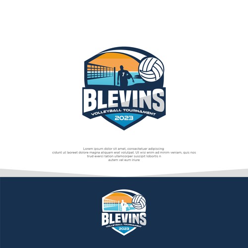 Designs | Blevins Beach Volleyball Tournament 2023 | Logo design contest