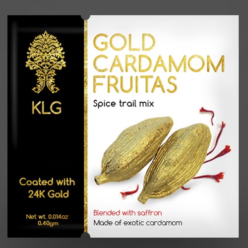Gold Cardamom Fruitas | Product packaging contest