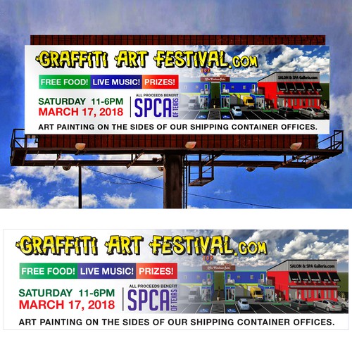 billboard design contest for graffiti art contest | Signage contest