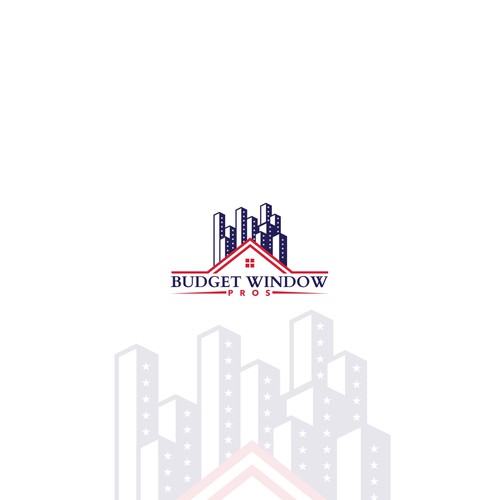 Logo for Budget Window Pros | Logo design contest