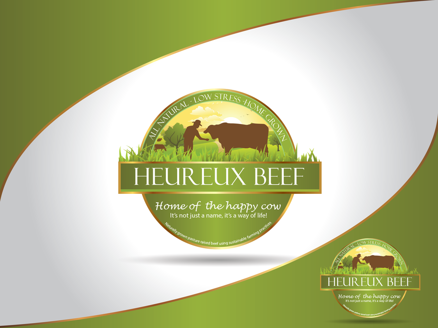 Heureux Beef Needs a new Logo and Brand! An All Natural Beef Company ...