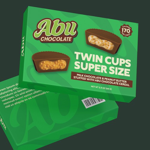 Abu chocolate twin cups | Product packaging contest | 99designs