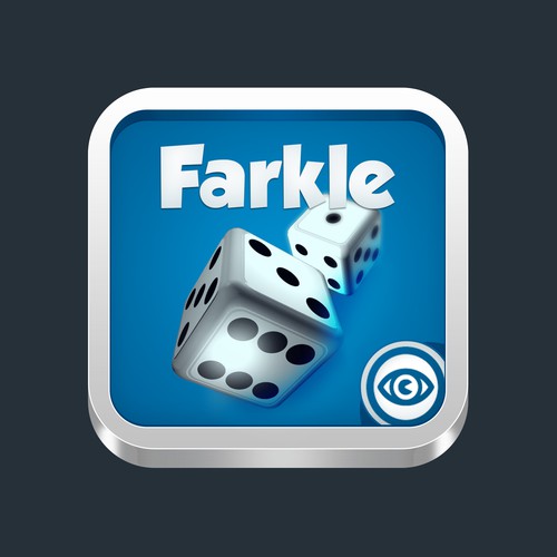 icon for 'Farkle with Friends' multiplayer dice game. | Icon or button ...