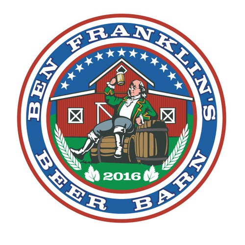 create an "eye catching" logo for Ben Franklin's Beer Barn | Logo ...