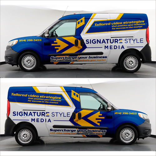 Designs | Rolling Canvas: Cargo Van Wrap Design! Modern and Sleek | Car ...