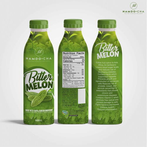 We need a attractive bottle design for a NEW tea beverage! | Product ...