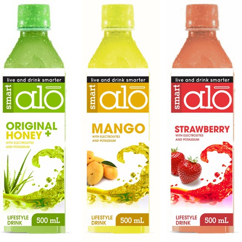 **Urgent - Help Needed!" New Smart ALO Drink Label Design Needed ...