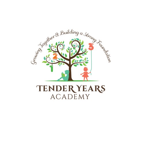 Create a fun and creative logo for Tender Years Academy childcare ...