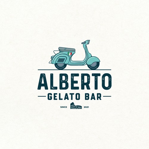 Designs | We need a creative interesting logo for gelato bar "Alberto ...