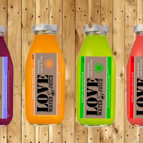 Health Drink Label Redesign | Product label contest