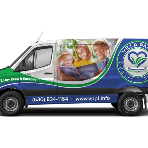 Designs | Design a visually appealing van wrap for our new library ...