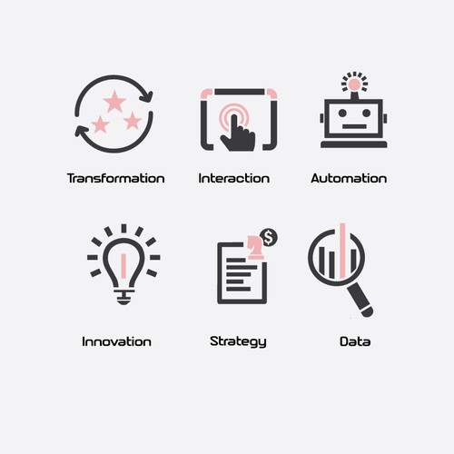 Design icons for digitalisation areas | Icon or button contest