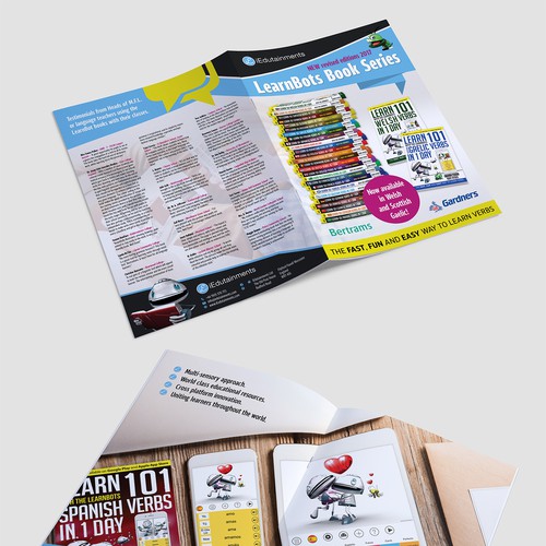 "Fun, eye-catching brochure for educational company with global reach ...