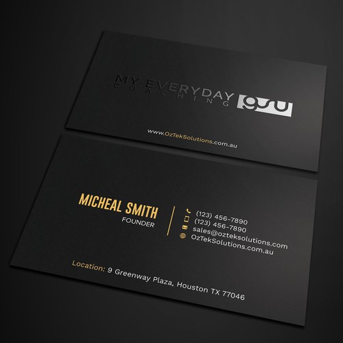 Create a card that shows the "Guru" in every geek! | Business card contest