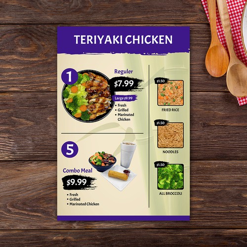 Designs | Menu Boards for New Restaurant | Poster contest
