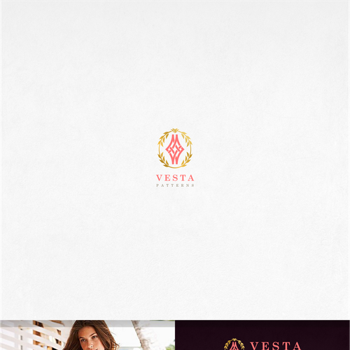A logo for the domestic goddess: Vesta sewing patterns | Logo design ...