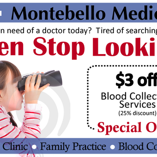 Designs | Eye Catching Advertising Insert for a Medical Clinic | Other ...