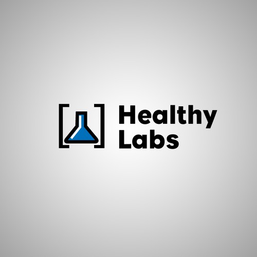 Design a SIMPLE 2D BEAKER Logo for HEALTHY LABS | Logo design contest