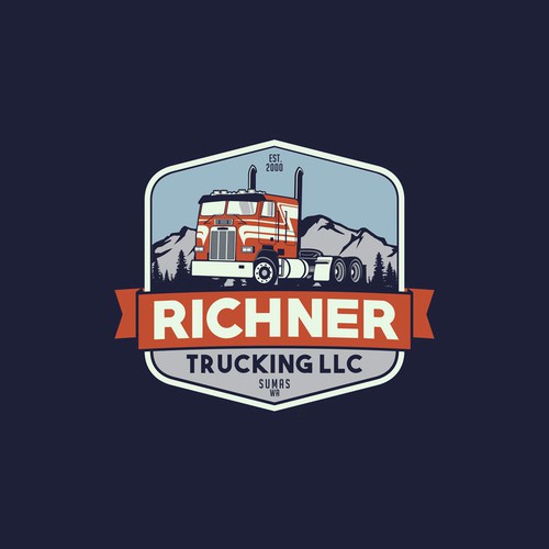 Big Rig Transportation Logo design | Logo & business card contest