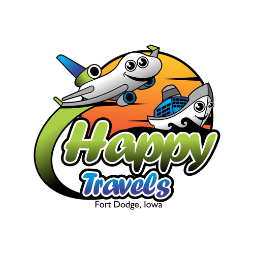 Design a fun logo for Happy Travels | Logo design contest