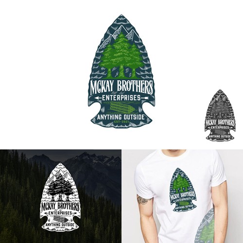 Designs | Design a rustic logo involving Native American arrowhead for ...