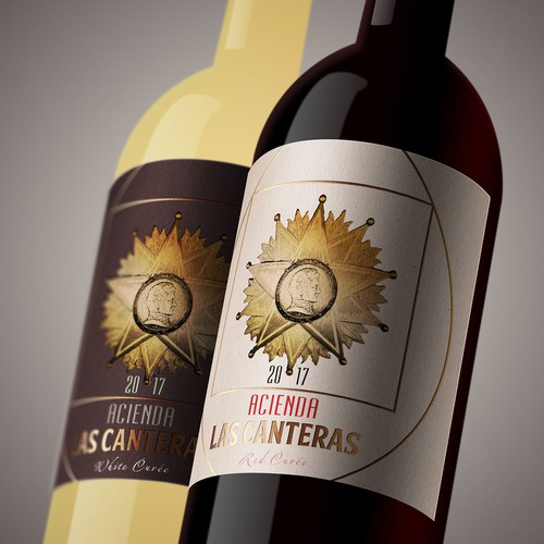 Wine labels inspired in Independence of Chile | Product label contest