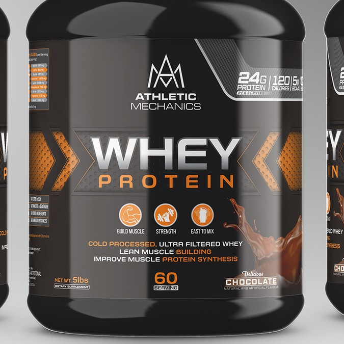 Design a Unique Protein Shake Label | Product label contest