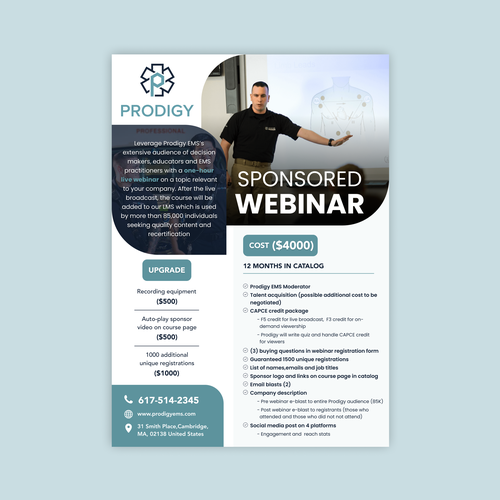 Designs | Sponsorship Prospectus One-pager | Other business or ...