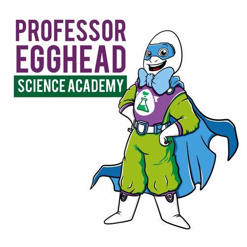 Designs | Professor Egghead Super Hero | Character or mascot contest