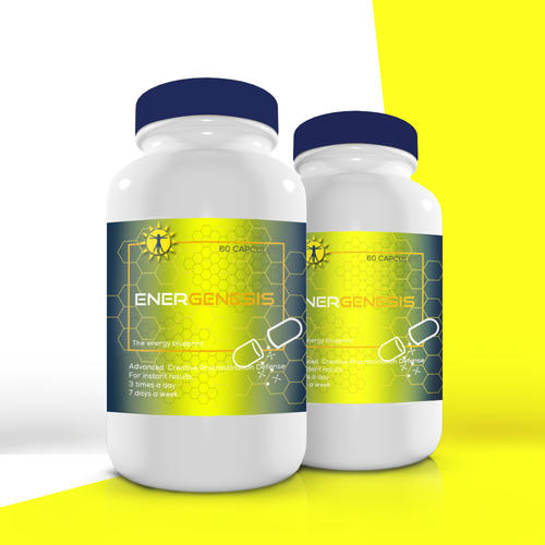 Design the label for the best energy enhancing nutritional supplement ...