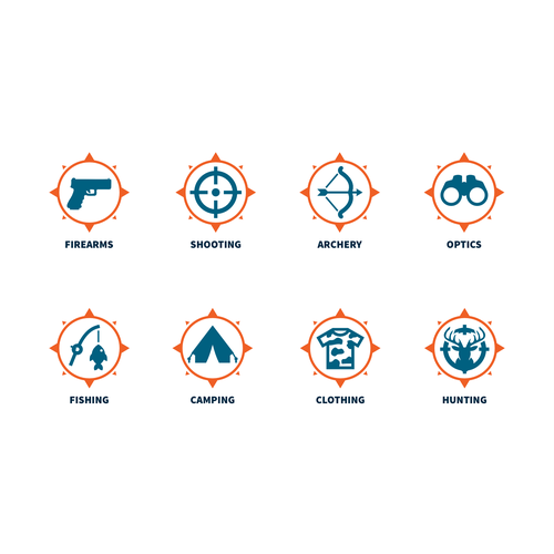 Designs | Design a series of catagory icons for an outdoor retailer ...